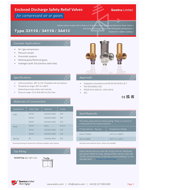 Type 33110/34110/34410 - Seetru